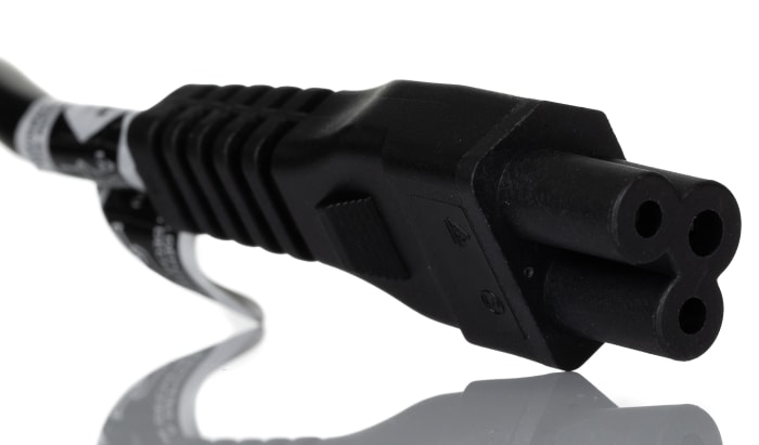 RS PRO | RS PRO IEC C5 Socket to CEE 7/7 Plug Power Cord, 2m | 731-6157 ...