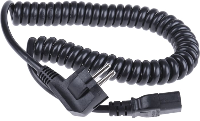 RS PRO | RS PRO Straight IEC C13 Socket to Right Angle Type F German ...