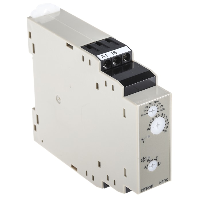 H3DK-S1 AC/DC24-240 Omron | Omron H3DK Series DIN Rail Mount Timer Relay, 24 → 240V ac/dc, 1 ...