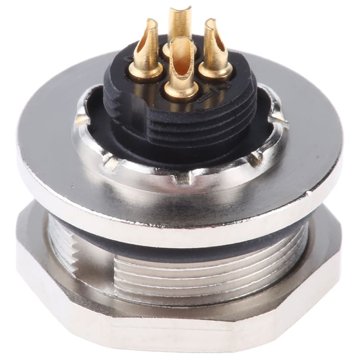 09-0412-80-04 binder | binder Circular Connector, 4 Contacts, Panel ...