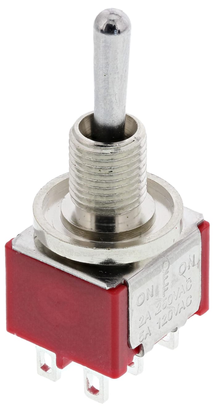RS PRO | RS PRO Toggle Switch, Panel Mount, On-Off-On, DPDT, Solder ...