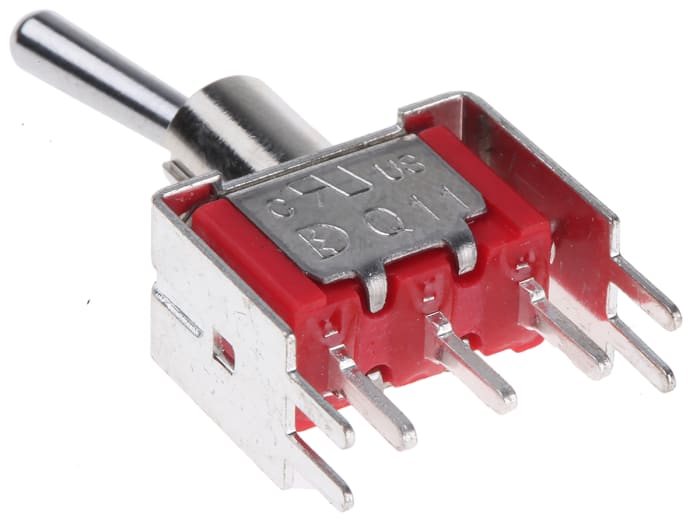 RS PRO | RS PRO Toggle Switch, PCB Mount, On-(On), SPDT, Through Hole ...