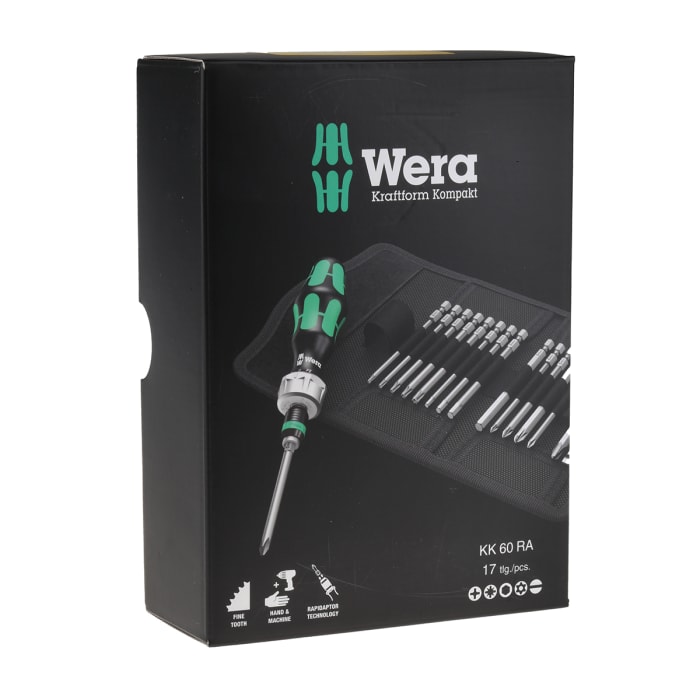 05051040001 Wera | Wera Hexagon, Square, Torx Hexagon; Hex-Plus; Slotted; Pozidriv; Phillips ...