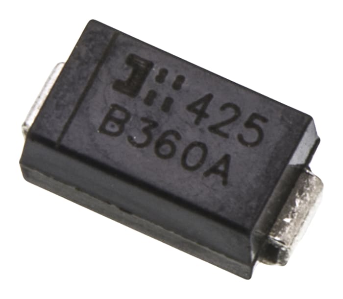 B360A-13-F DiodesZetex | Diodes Inc 60V 3A, Schottky Diode, 2-Pin DO ...