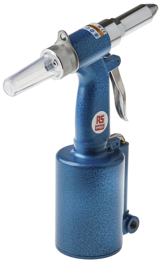 RS PRO | RS PRO 1/4in Air Rivet Gun, 3/16 in Maximum Rivet Size (APT690 ...