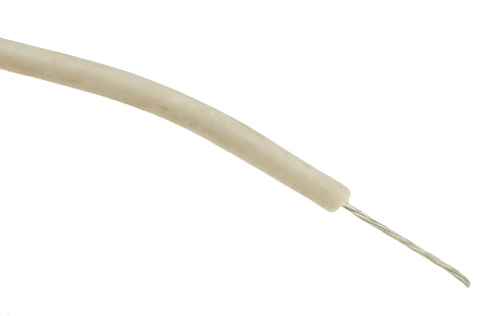 392245 WH005 Alpha Wire | Alpha Wire Hook-up Wire Silicone Series White 0.33 mm² Hook Up Wire ...