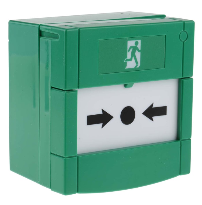 RS PRO | RS PRO Green Emergency Exit Unlocking Box, Button Operated ...