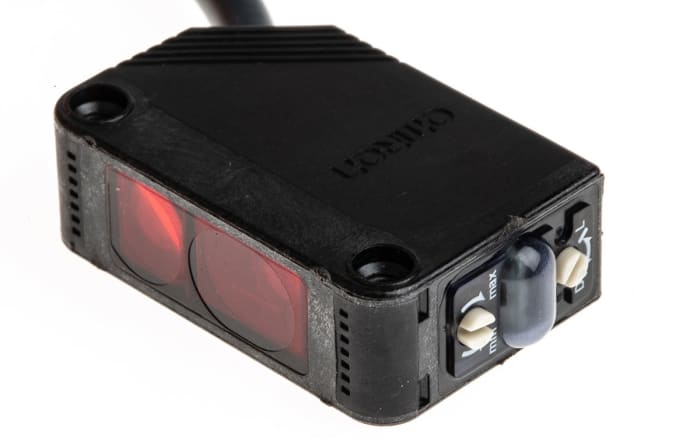 E3Z-LS81 2M Omron | Omron Background Suppression Distance Sensor, Block Sensor, 20 mm → 200 mm ...