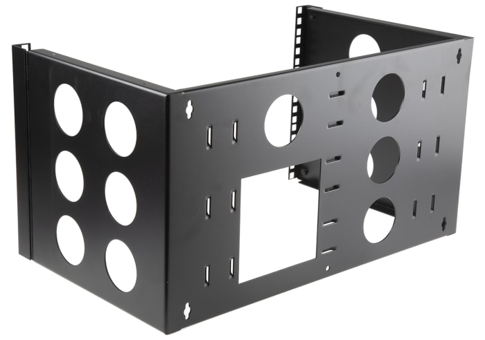 RS PRO | RS PRO Black 6U 19-Inch Wall Cabinet , 267 x 502 x 300mm | 745 ...