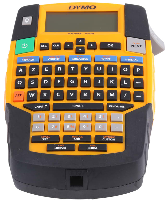 S0955960 Dymo | Dymo Rhino 4200 Handheld Label Printer, 19mm Max Label ...