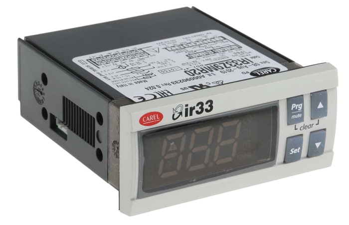 IR33Z9MR20 Carel | Carel IR33 Panel Mount PID Temperature Controller, 76.2 x 34.2mm, 4 Output ...