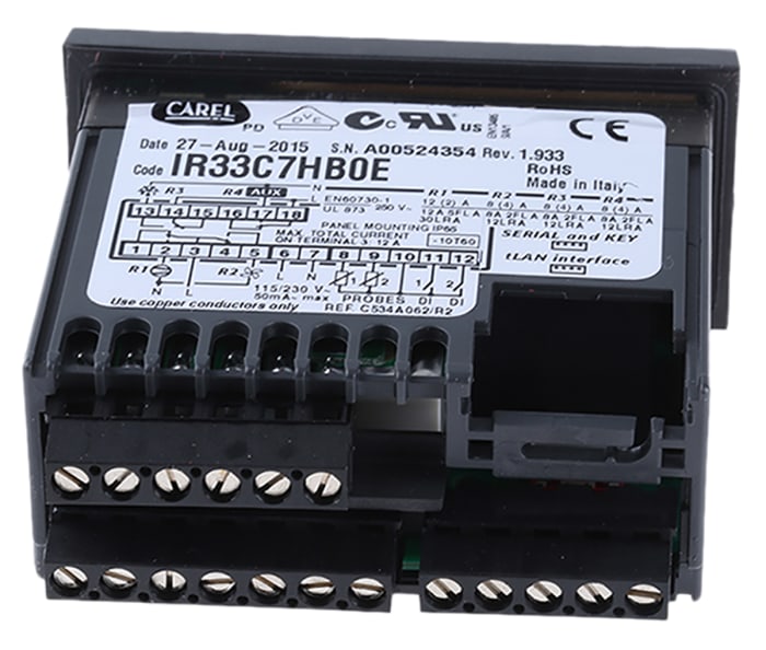 IR33C7HB0E Carel | Carel IR33 Panel Mount PID Temperature Controller ...