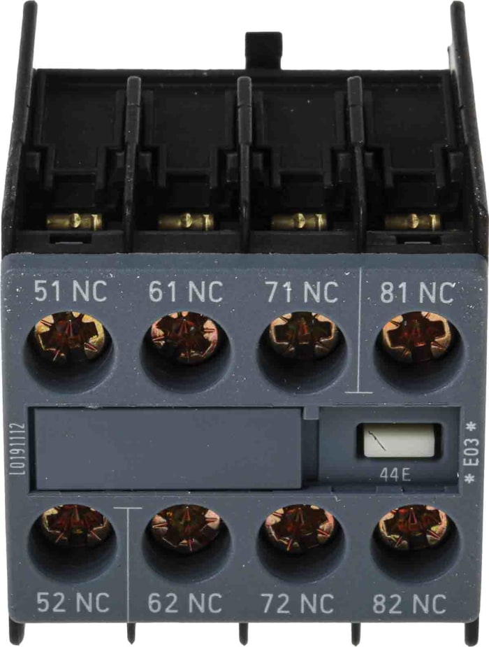 3RH2911-1GA04 Siemens | Siemens Auxiliary Contact, 4 Contact, 4NC, Snap-On, Sirius Innovation ...