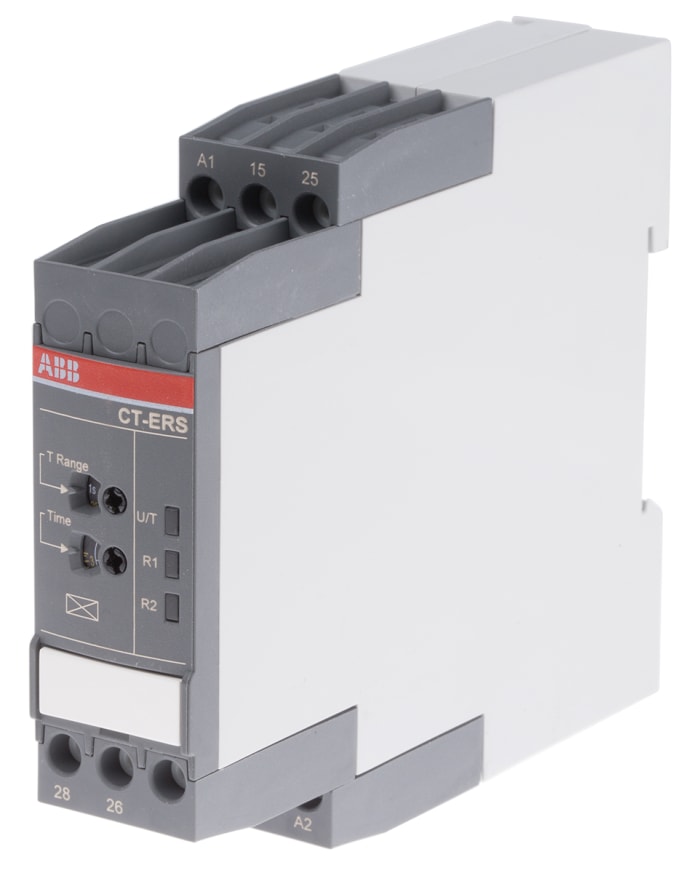 1SVR740100R3300 CT-ERS.22P ABB | ABB DIN Rail Mount Timer Relay, 24 → ...