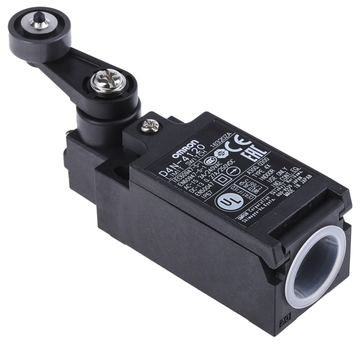 D4N-4120 Omron | Omron D4n Series Roller Lever Interlock Switch, 1 NO/1 ...