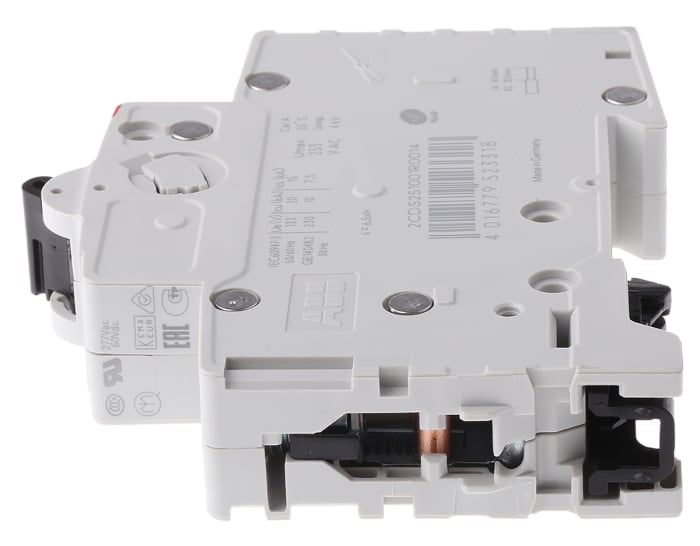 2CDS251001R0014 S201-C1 ABB | Interruptor automático 1P, 1A, Curva Tipo C, Poder de corte 6 kA ...