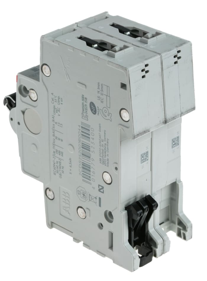2CDS252001R0044 S202-C4 ABB | ABB System Pro M Compact S200 MCB, 2P, 4A Curve C, 400V AC, 6 kA ...