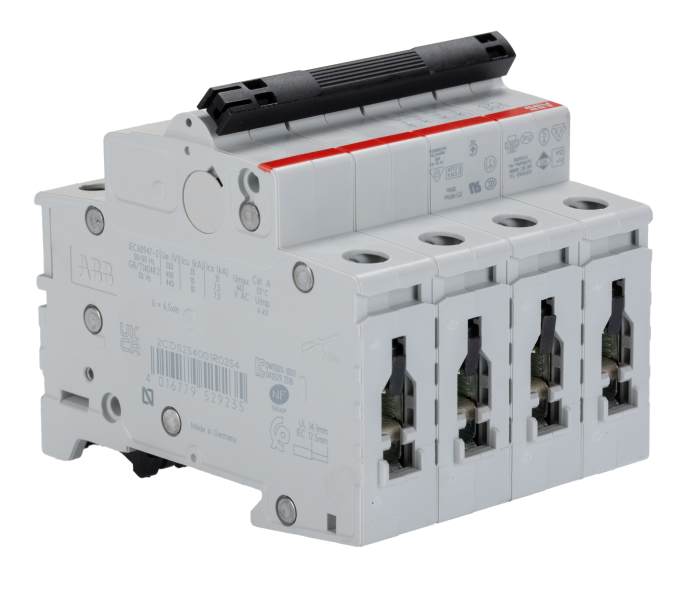 2CDS254001R0254 S204-C25 ABB | ABB System Pro M Compact S200 MCB, 4P, 25A Curve C, 400V AC, 10 ...