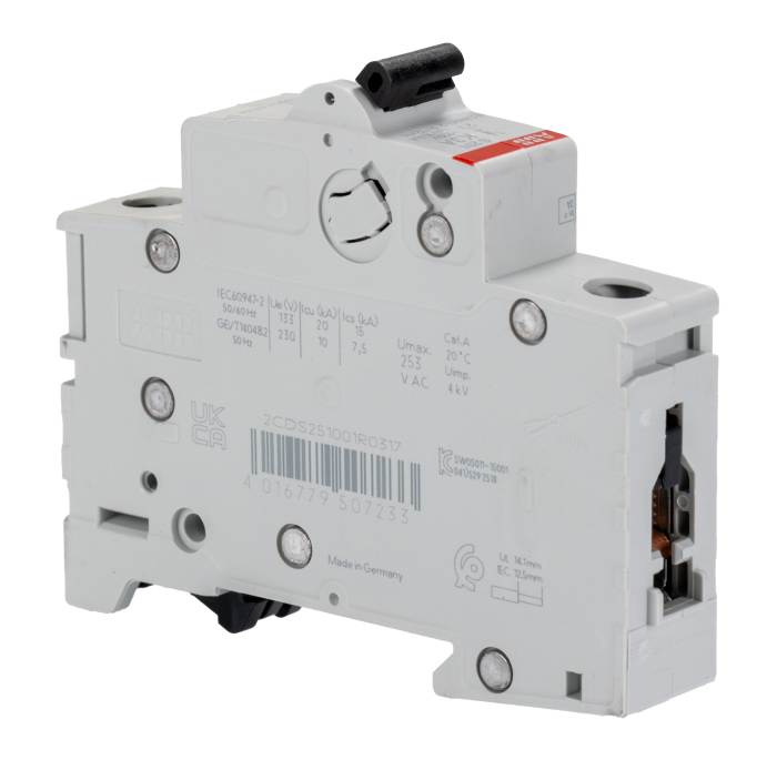 2CDS251001R0317 S201-K3 ABB | ABB System Pro M Compact S200 MCB, 1P, 3A Curve K, 230V AC, 72V DC ...