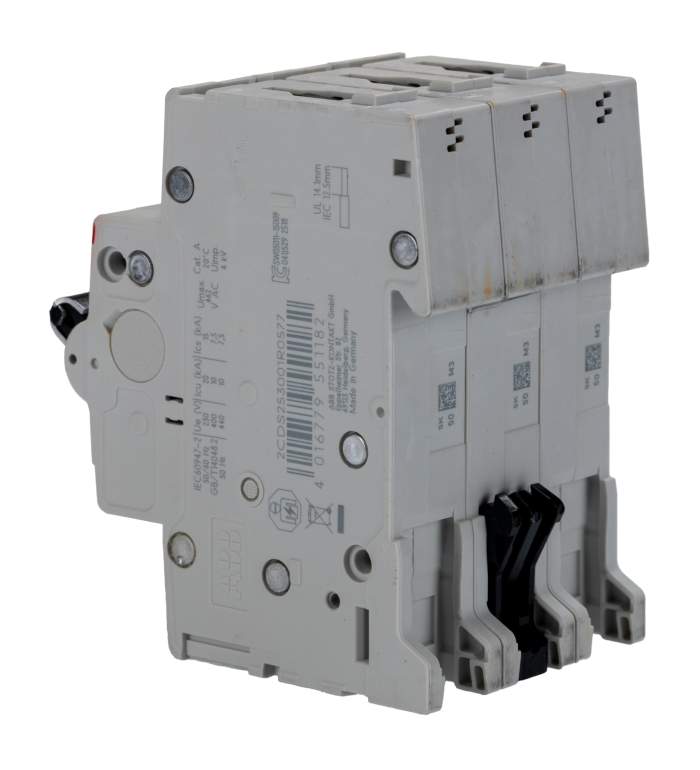 2CDS253001R0577 S203-K50 ABB | ABB System Pro M Compact S200 MCB, 3P, 50A Curve K, 400V AC, 10 ...