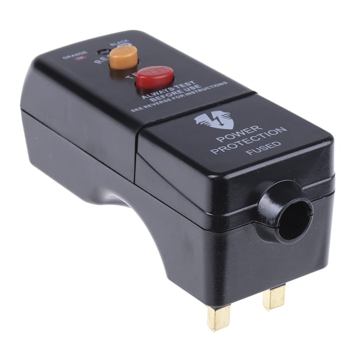 PRCDKB-MP Masterplug | Masterplug RCD Plug Adapter 2 Pole ,Rated At 13A ...