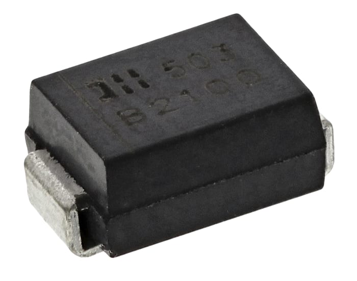 B2100-13-F DiodesZetex | Diodes Inc 100V 2A, Schottky Diode, 2-Pin DO ...
