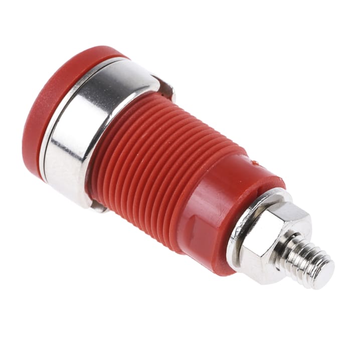 SEB 6445 NI / RT Schutzinger | Schutzinger Red Female Banana Socket, 4 ...