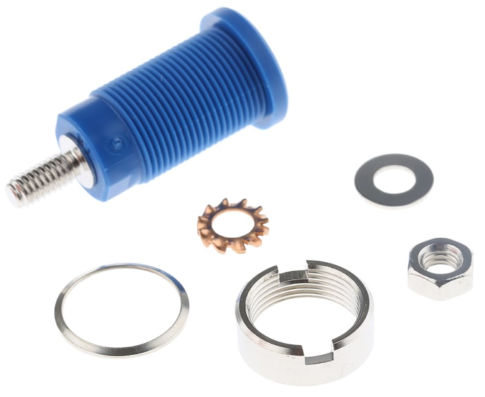 SEB 6445 NI / BL Schutzinger | Schutzinger Blue Female Banana Socket, 4 ...