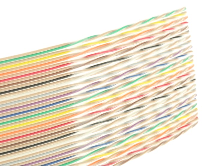 1700-50 3M | 3M 1700 Series Twisted Ribbon Cable, 50-Way, 1.27mm Pitch ...