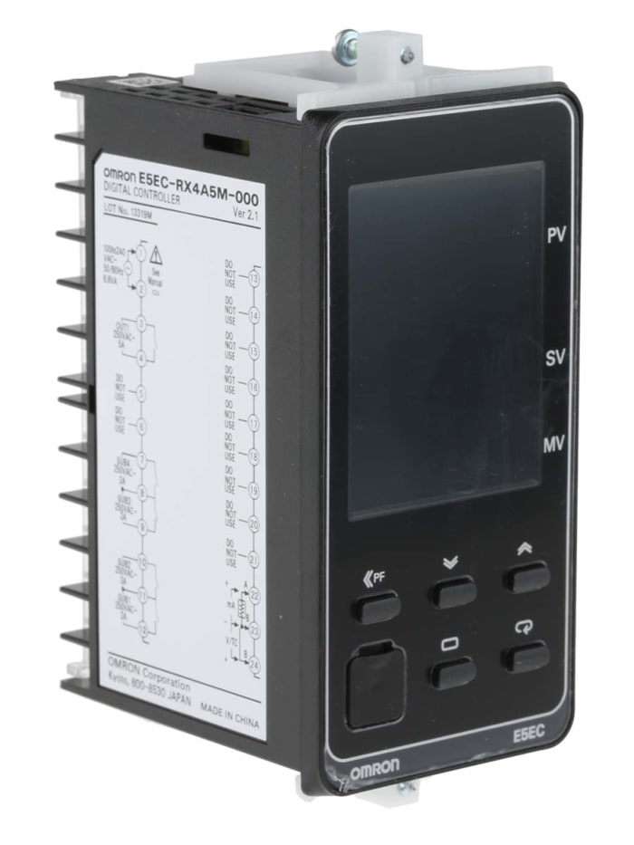 E5EC-RX4A5M-000 Omron | Omron E5EC PID Temperature Controller, 48 x 96mm, 1 Output Relay, 100 → ...