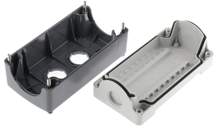 1SFA611812R1000 MEP2-0 ABB | Carcasa de botón pulsador ABB IP66, 2 aberturas, diám. 22mm | 757 ...