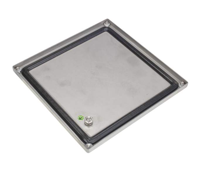 RS PRO | RS PRO Unpainted Stainless Steel Terminal Box, IP66, 175 x 175 ...