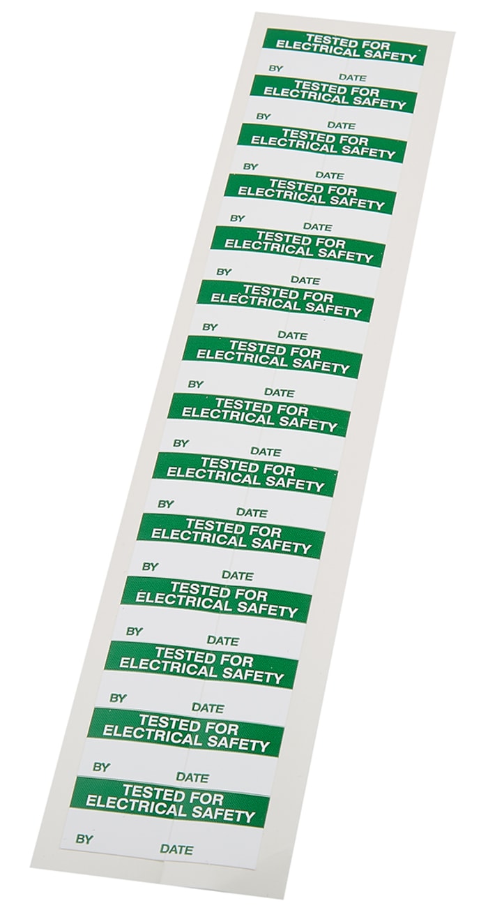 RS PRO | RS PRO Adhesive Pre-Printed Adhesive Label-Tested For ...