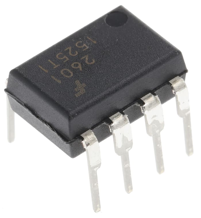 HCPL2601 onsemi | onsemi, HCPL2601 DC Input Logic Gate Output Optocoupler, Through Hole, 8-Pin ...