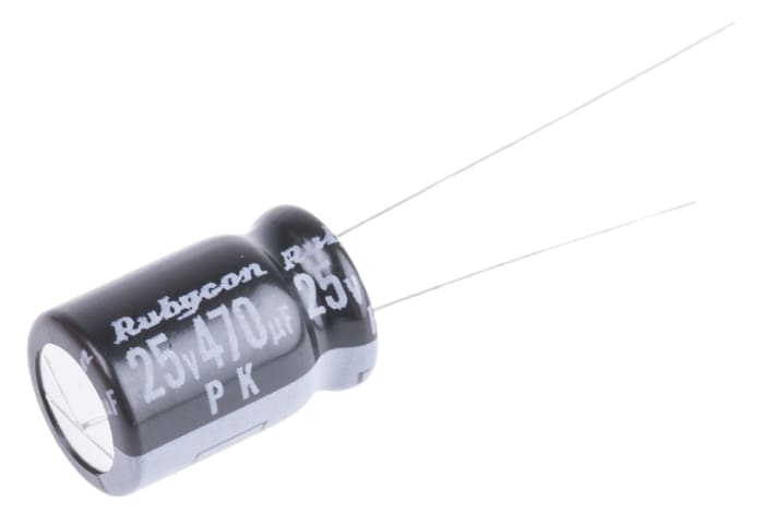 25PK470MEFC8X11.5 Rubycon | Rubycon 470μF Aluminium Electrolytic ...