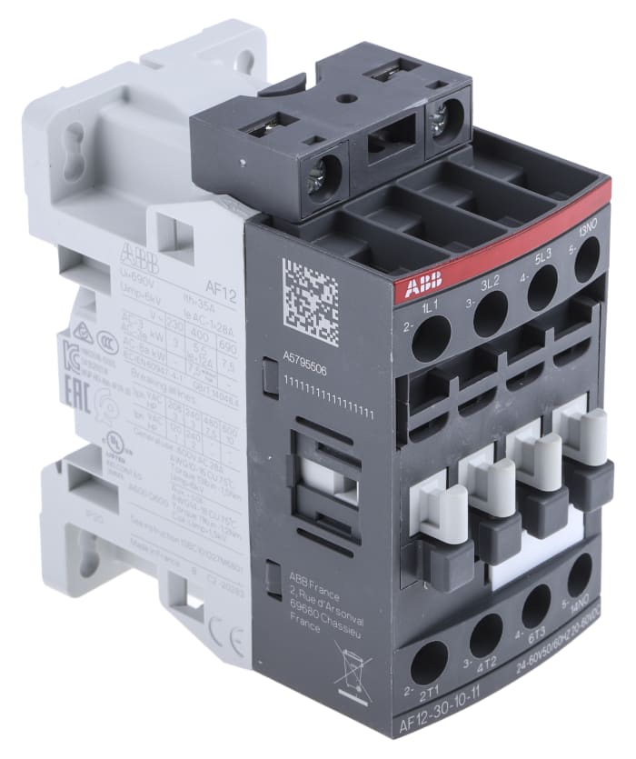 1SBL157001R1110 AF12-30-10-11 ABB | Contactor ABB AF12-30-10-11 AF de 3 ...