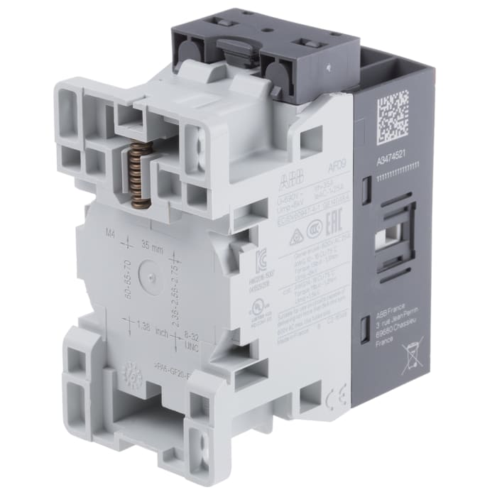 1SBL137201R1100 AF09-40-00-11 ABB | ABB AF09-40-00-11 AF Contactor, 24 V ac/dc Coil, 4-Pole, 25 ...