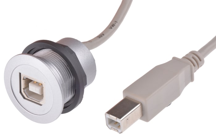 09454521914 HARTING | HARTING USB 2.0, Male USB B to Female USB B, 3m ...