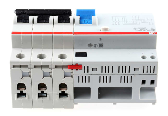 DS203 M AC-B63/0,03 ABB | ABB RCBO - 3P, 30mA Trip Sensitivity, DS203 ...
