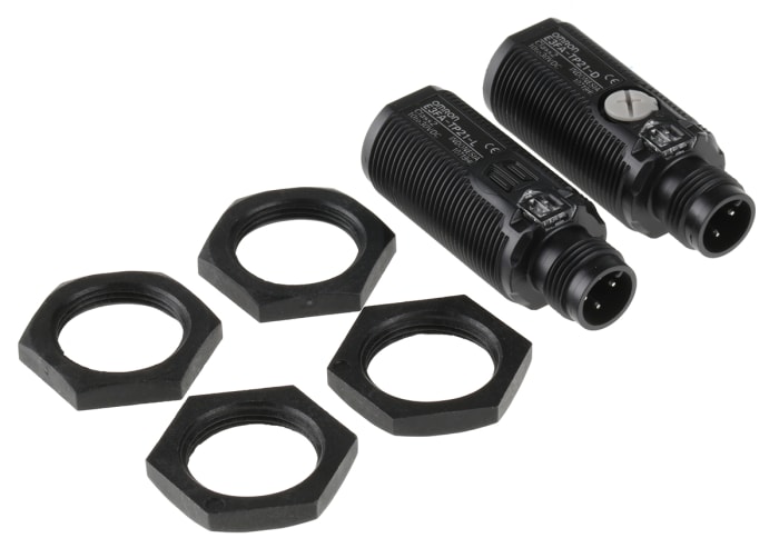 E3FA-TP21 Omron | Omron Through Beam Photoelectric Sensor, Barrel Sensor, 20 m Detection Range ...
