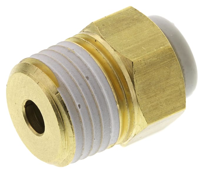 KQ2H04-01AS SMC | SMC KQ2 Series Straight Threaded Adaptor, R 1/8 Male to Push In 4 mm, Threaded ...