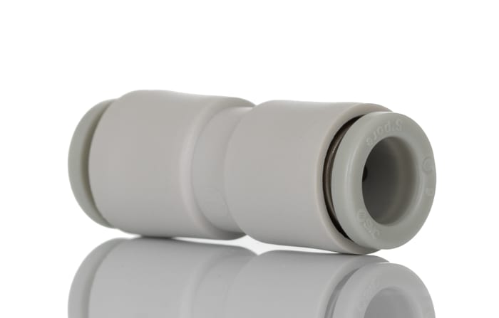 KQ2H06-00A SMC | SMC KQ2 Series Straight Tube-to-Tube Adaptor, Push In 6 mm to Push In 6 mm ...