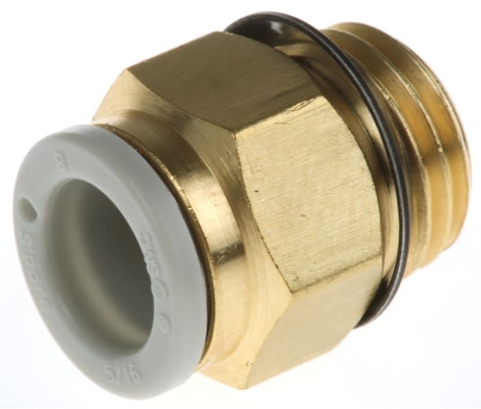 KQ2H08-U02A SMC | SMC KQ2 Series Straight Threaded Adaptor, Uni 1/4 Male to Push In 8 mm ...