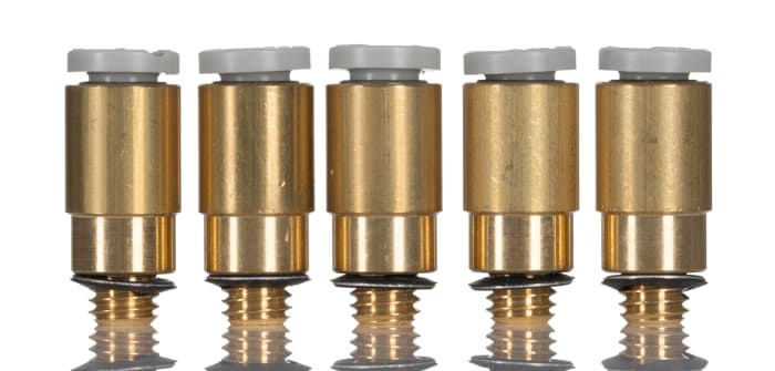 KQ2S04-M5A SMC | SMC KQ2 Series Straight Threaded Adaptor, M5 Male to Push In 4 mm, Threaded-to ...