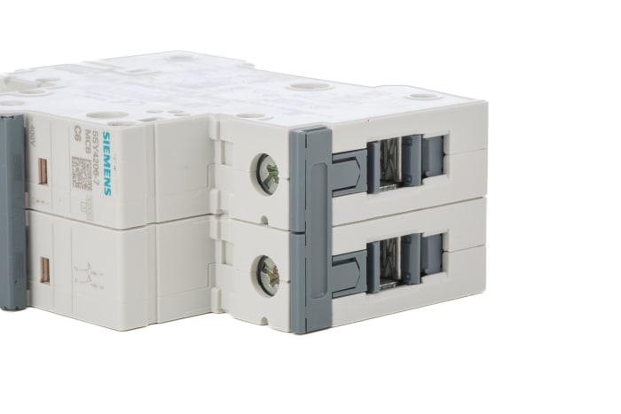 5SY4206-7 Siemens | Siemens Sentron 5SY4 MCB, 2P, 6A Curve C, 400V AC, 10 kA Breaking Capacity ...