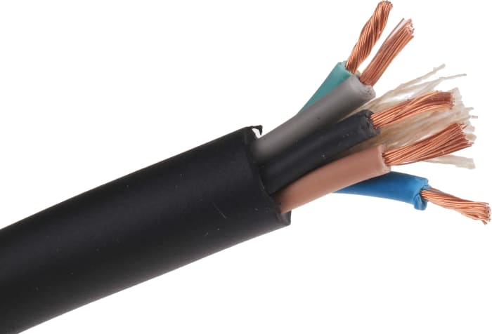 RS PRO | RS PRO, 100m 2 Core, Black CPE Power Cable +60°C | 773-9036 | RS