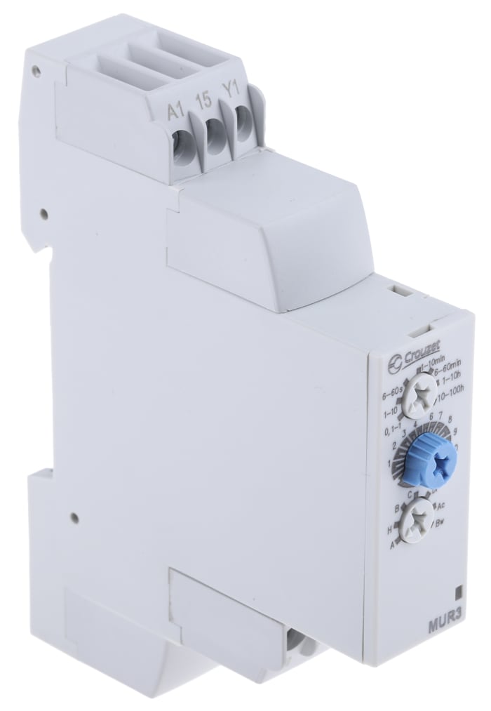 88827103 Crouzet | Crouzet DIN Rail Mount Timer Relay, 12 → 240V ac/dc ...