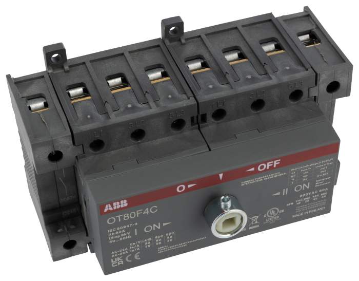 OT80F4C 1SCA105418R1001 ABB | ABB 4-Pole DIN Rail Isolator Switch ...