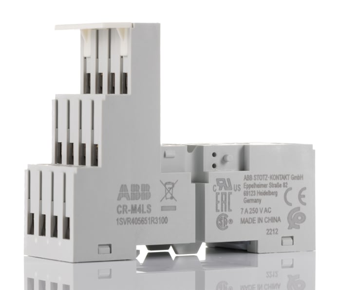 1SVR405651R3100 CR-M4LS ABB | ABB CR-M PCB Mount Relay Socket | 775 ...
