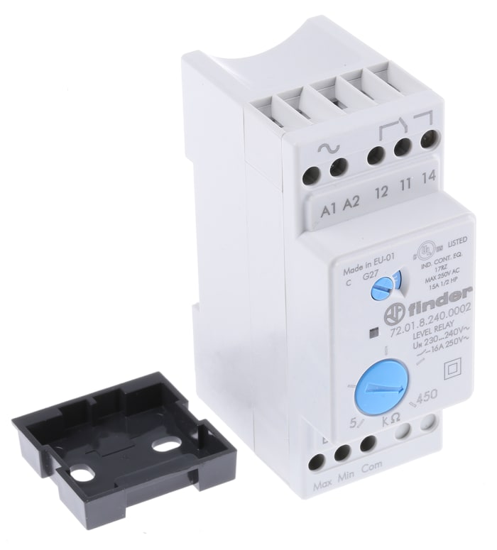72.01.8.240.0002 Finder | Finder Level Monitoring Relay, 1 Phase, SPDT ...